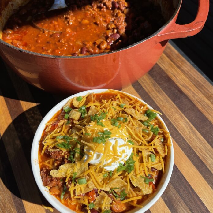 Over the Top Beef Chili - Grillin With Dad