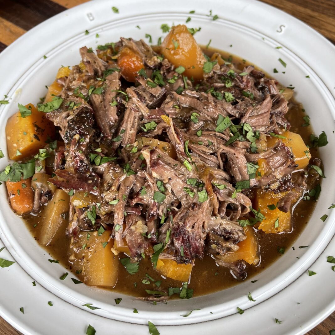 Pumpkin Beef Stew - Grillin With Dad