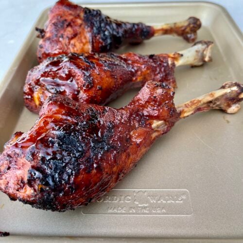 BBQ Turkey Legs - Grillin With Dad