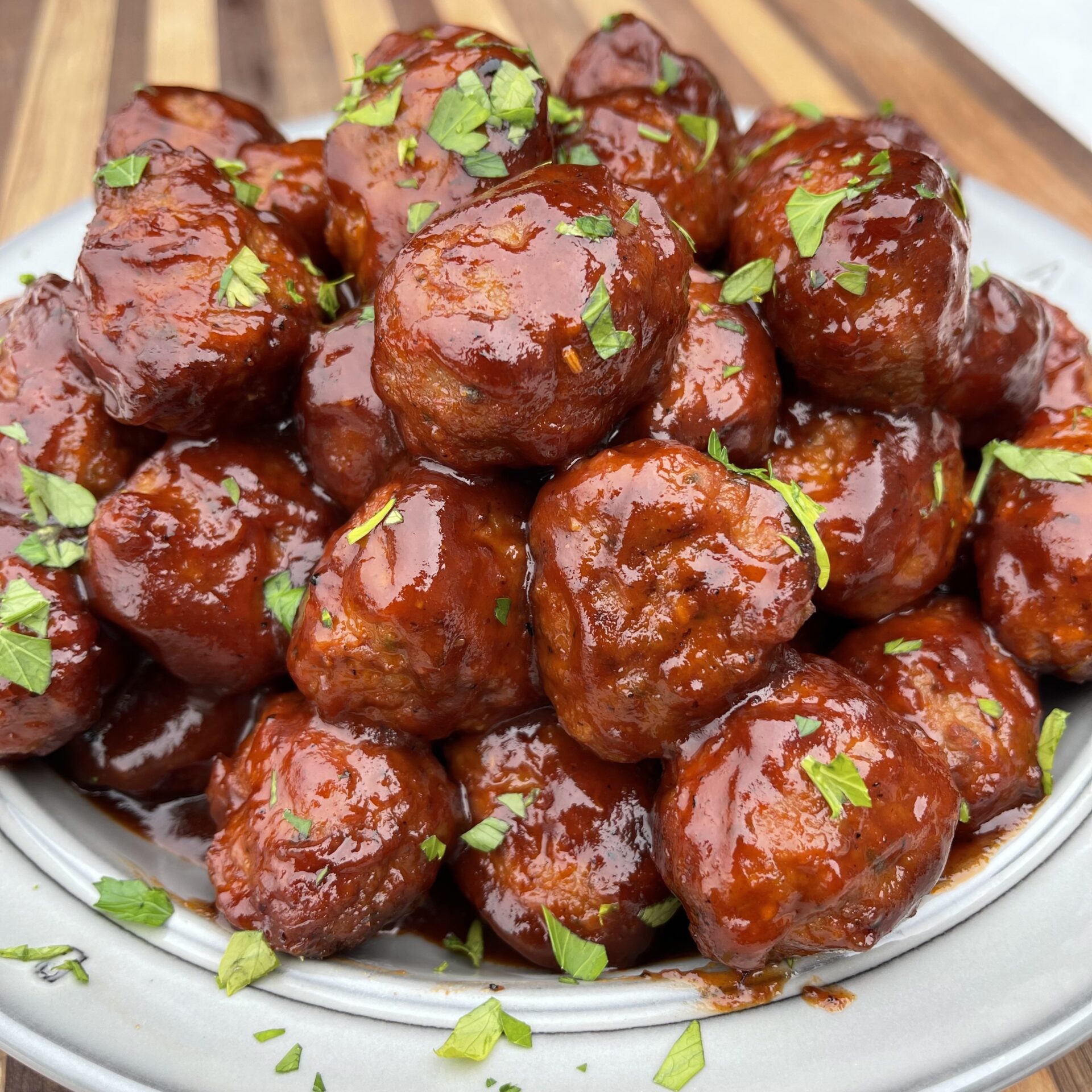 BBQ cocktail meatballs - Grillin With Dad