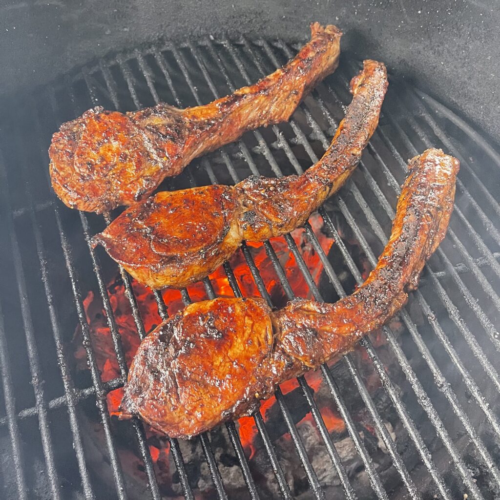 Tomahawk Pork Chops - Grillin With Dad