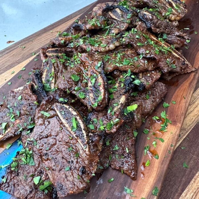 Grilled Beef Ribs - Grillin With Dad