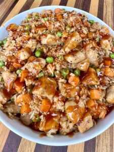 BBQ Pork Fried Rice - Grillin With Dad