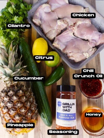 Grilled Chili Crunch Chicken - Grillin With Dad